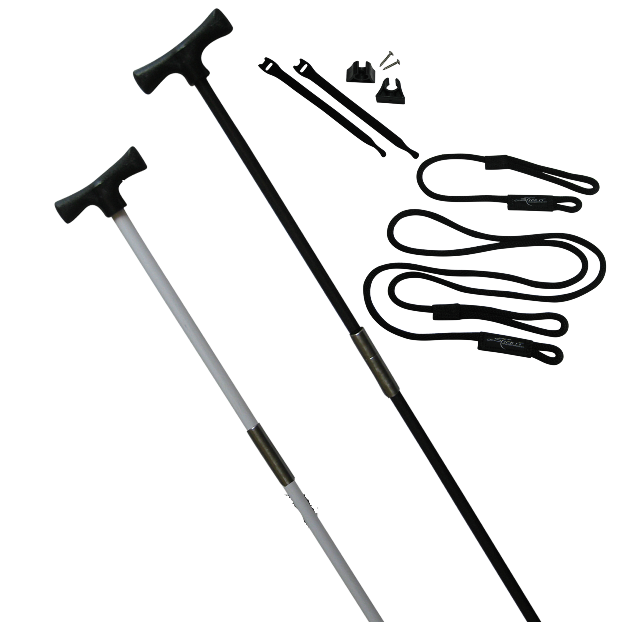 2 Piece 12.5' Stick It Anchor Pin with Tube Connector and Lanyard Syst