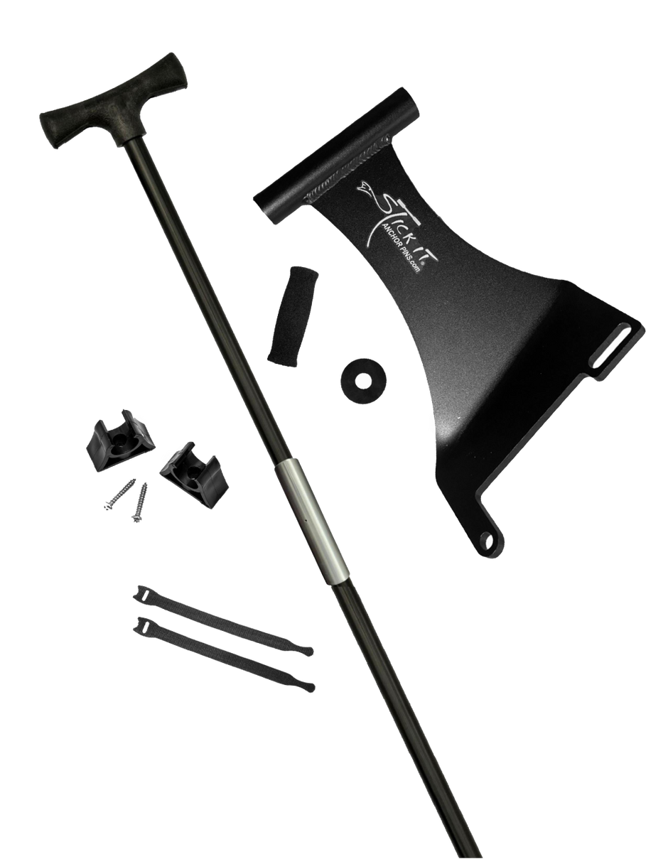 Stick It Anchor Pins Motor Mount Bracket System with 10' Tube Connecto