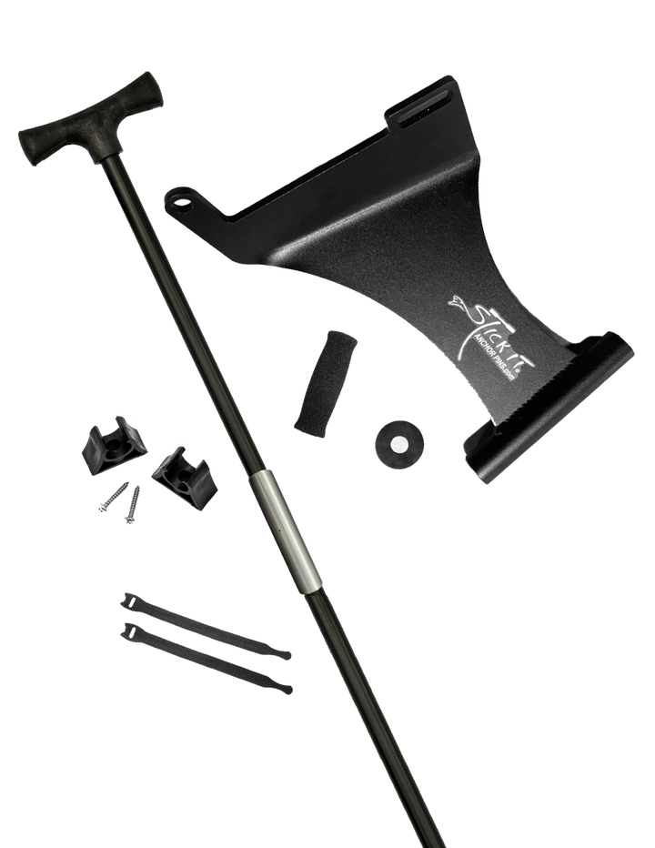 Stick It Anchor Pins Motor Mount Bracket System with 10' Tube Connecto